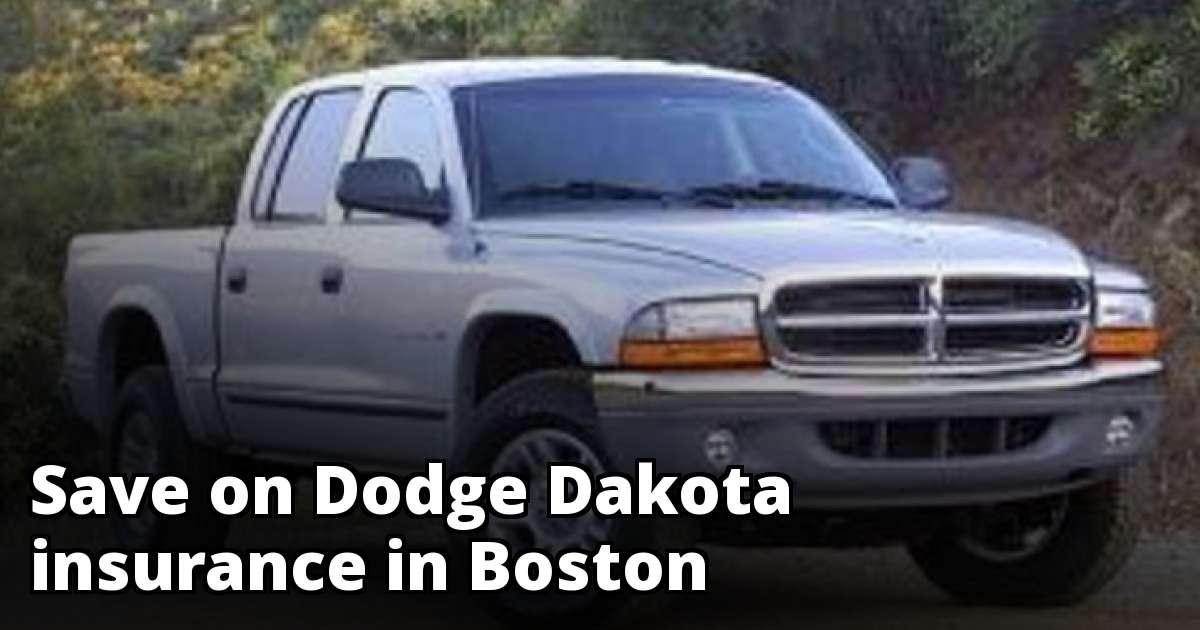 Boston Massachusetts Dodge Dakota Insurance Rates