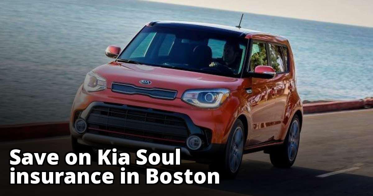Boston Massachusetts Kia Soul Insurance Rate Quotes