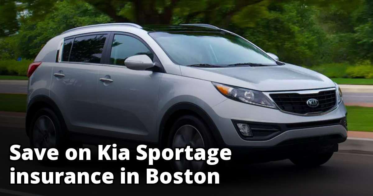 Boston Massachusetts Kia Sportage Insurance Rate Quotes
